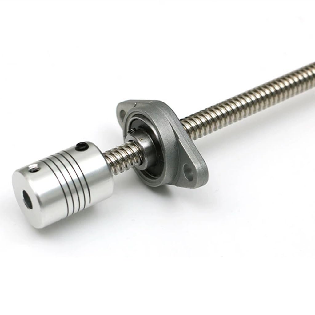 T8 And Brass Nut, T12 3D Printer, Thread 12mm Lead 2mm 3 4 8 10 12 14mm ...