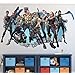 Amazon.com: Custom Game Wall Decal Art Decor 3D Smashed Sticker Mural ...