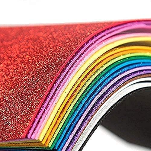 Lakeer Self Adhesive Sticky A4 Size Glitter Sparkles Foam Sheet with ...