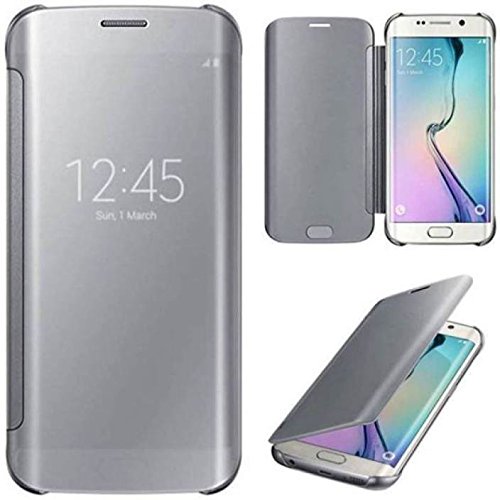 Luxury Clear View Mirror Flip Book Smart Case Cover for Samsung Galaxy ...