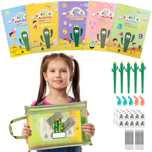Amazon.com: Groovd Children's Magic Copybooks - Reusable Grooved ...