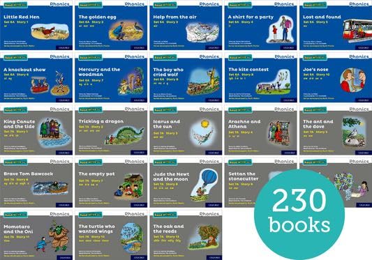 Amazon.com: Read Write Inc Phonics: Blue Set 6A and Grey Set 7A Storybooks Easy Buy Pack ...