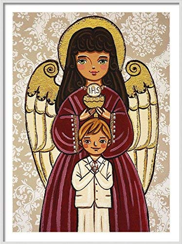 Amazon.com: First communion Angel print Boy first communion gift boy ...