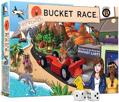 Amazon.com: Bucket Race Strategy Board Game - Strategic Adventure ...