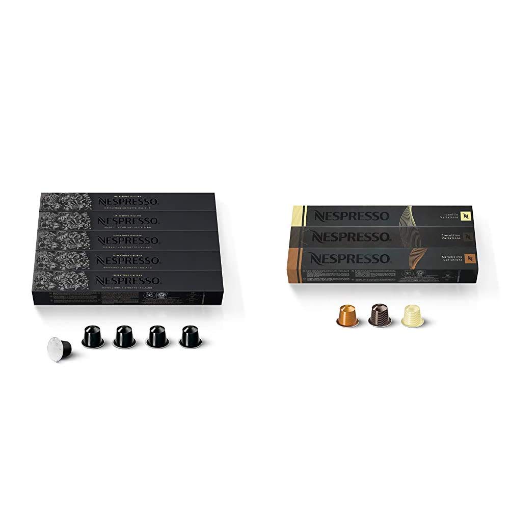 Buy Nespresso s OriginalLine, Dark Roast Espresso Coffee, 50 Count ...