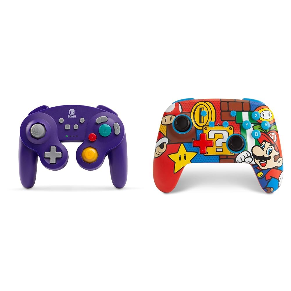 Amazon.com: PowerA Wireless GameCube Style Controller for Nintendo ...