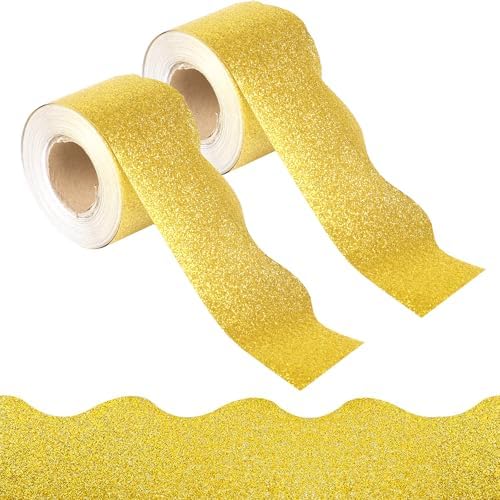 Amazon.com: 65ft Border Trim Bulletin Borders Stickers, Shine Glitter ...