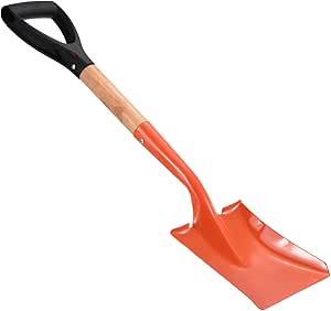 Amazon.com : PATIKIL 27" Square Point Shovel, Square Digging Shovel ...