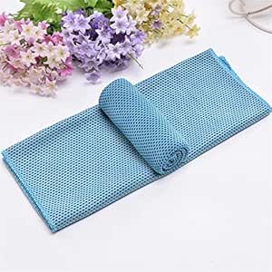 Amazon.com: 2pcs Men and Women Gym Club Yoga Sports Cold Washcloth ...