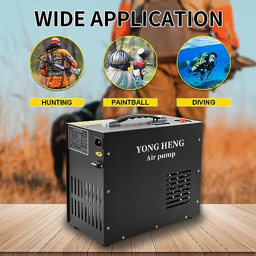 YONGHENG Pcp Air Compressor,4500Psi/30Mpa/300Bar Scuba Compressor Oil ...
