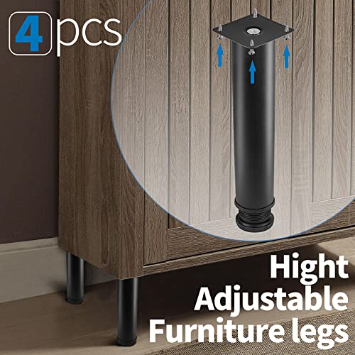 Snapklik.com : Masendelk 8 Inch Metal Furniture Legs Stainless Steel ...