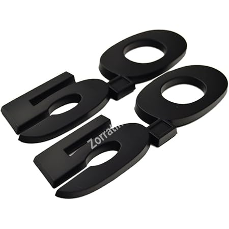 Amazon.com: 2 pieces(pair) Matte 5.0 Liter Door Fender Side Emblem ...