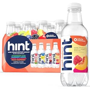 Amazon.com: Hint Fruit-Infused Bottled Water, Smashup Flavored Variety Pack - Purified Water ...