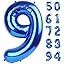 Navy Blue Number 25 Balloon 40 inch, 25 Number Balloons, 25th Navy Blue ...