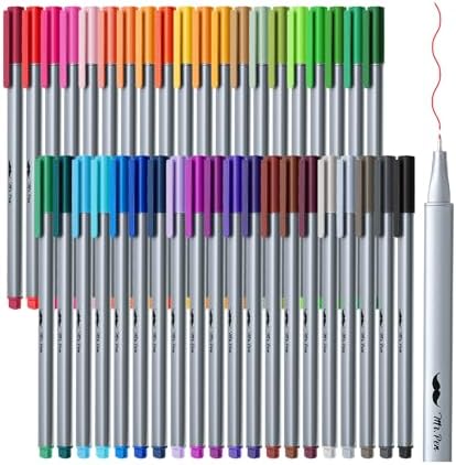 Mr. Pen- Fineliner Pens, 40 pcs, Colorful Pens, 0.4mm Fineliners Pens ...