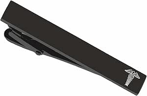 Amazon.com: Gunmetal Stainless Steel Tie Clip For Doctors - Ships From ...