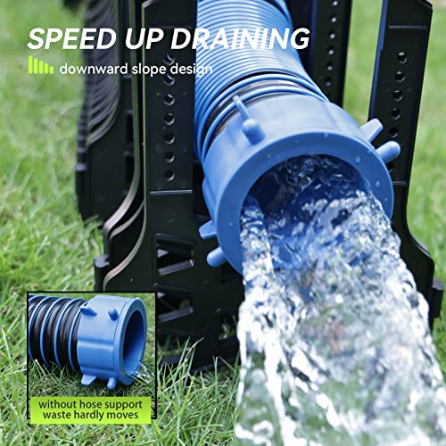 Snapklik.com : RVMATE RV Sewer Hose Support 15 Feet, Quick Set-up ...
