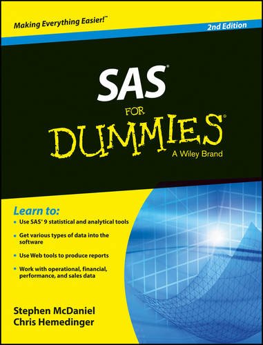 SAS for Dummies, 2ed: Stephen Mcdaniel, Chris Hemedinger: 9788126560448: Amazon.com: Books