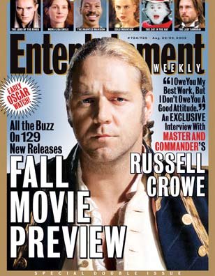 Entertainment Weekly Magazine #724/725 : Fall Movie Preview (August 22 ...