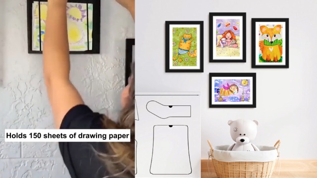 Kids Art Frames Changeable Kids Artwork Frames 2-Pack - Changeable ...