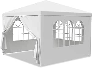 Amazon.com : DSDFGHJH 10'x10' Outdoor Canopy Tent Patio Camping Gazebo ...