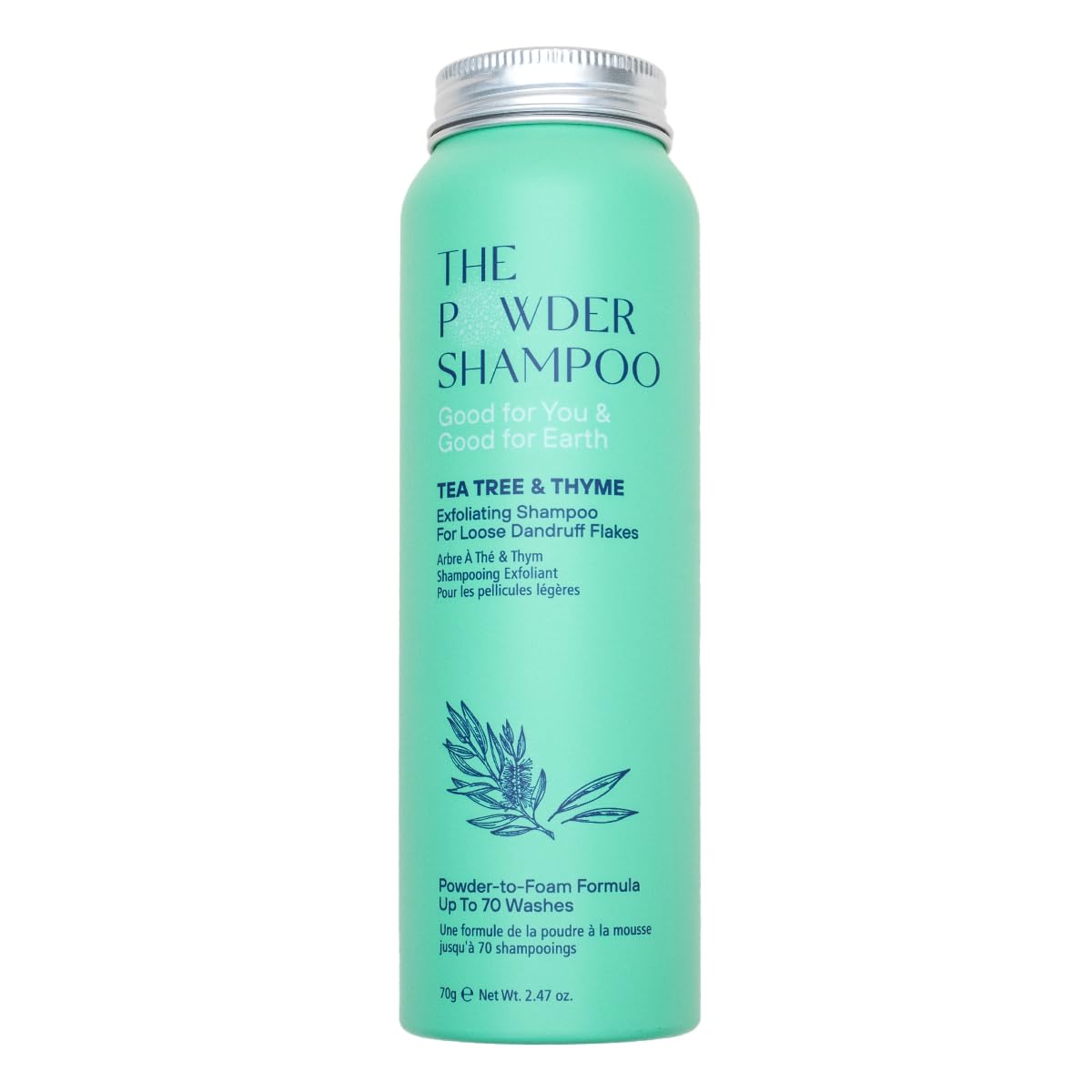Amazon.com : The Powder Shampoo - Powder Shampoo Aluminum Bottle ...