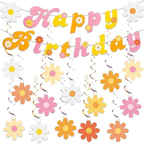 Amazon.com: Nine is A Vibe banner Groovy 9th Birthday Decorations ...