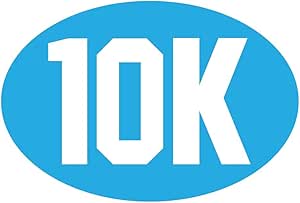 Amazon.com: 10K Oval Decal - Sky Blue : Sports & Outdoors