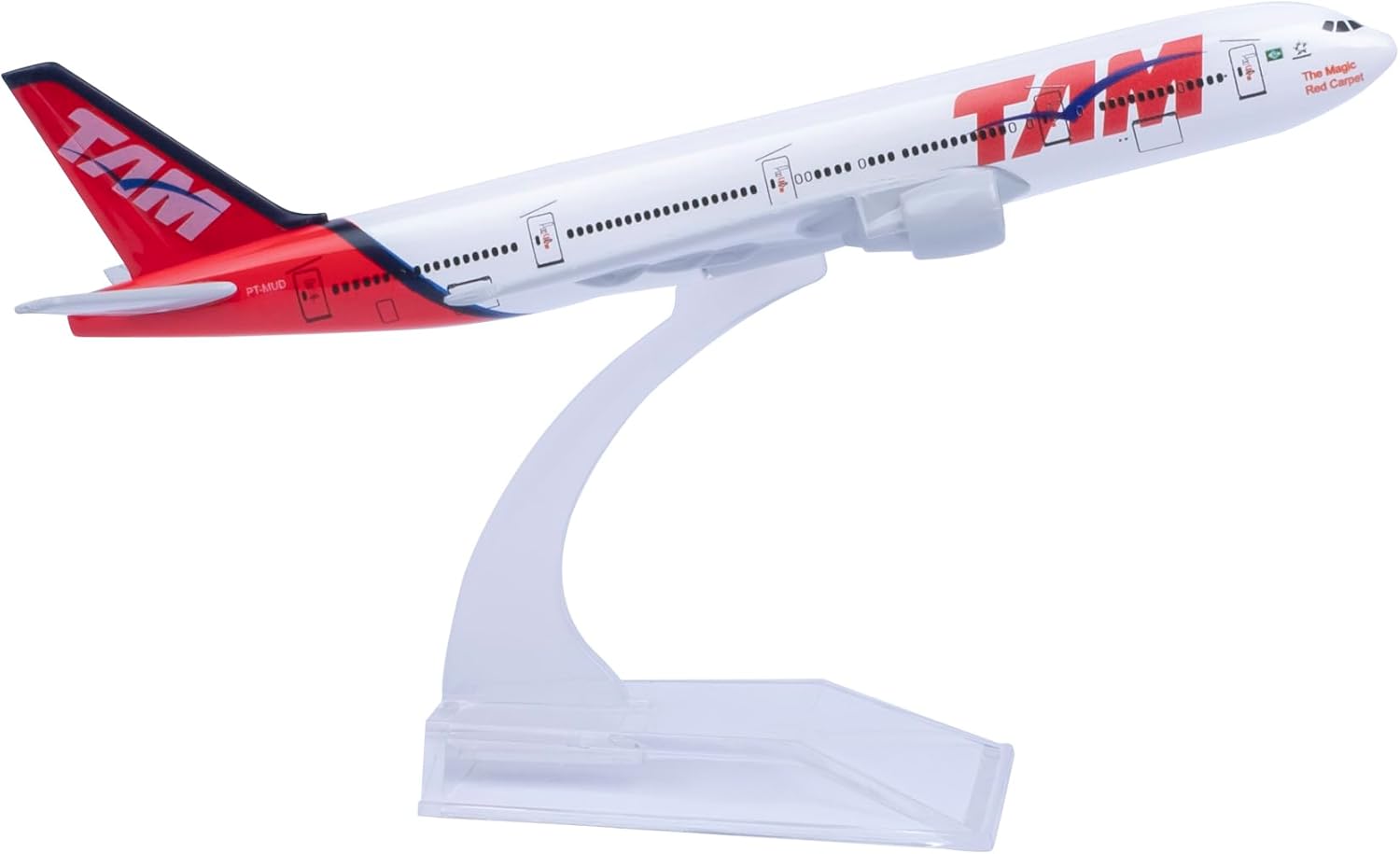 Amazon.com: Bswath Model Airplane 1:400 Scale Model TAM B777 Model ...