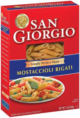 Amazon.com : San Giorgio Mostaccioli Rigati Pasta : Ziti Pasta ...