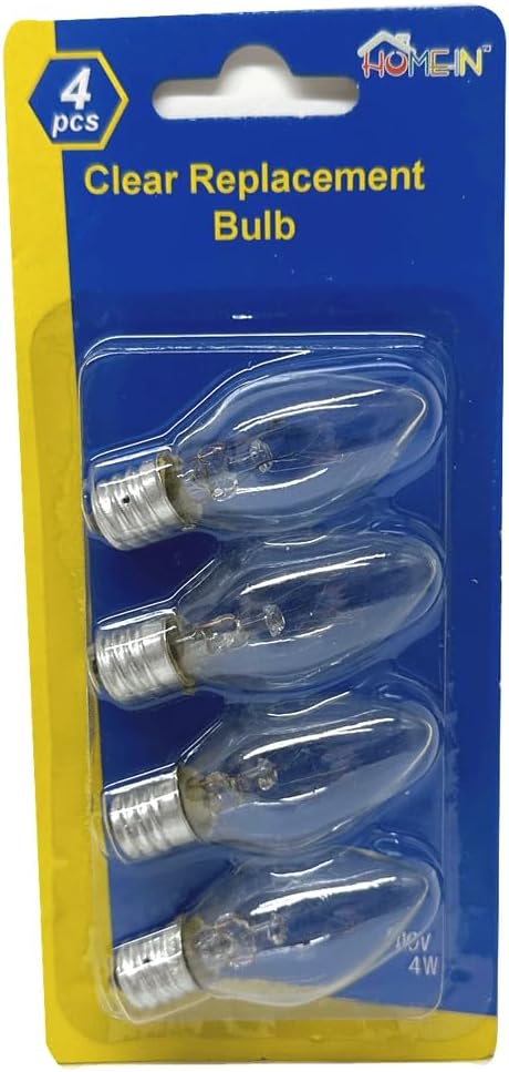 HOME IN Clear Night Light Replacement Bulb Pack of 4 - Amazon.com