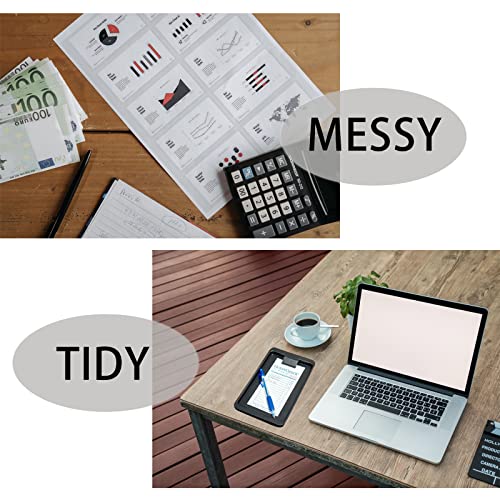 Snapklik.com : 30 Pieces Black Check Holders, Check Presenters For ...