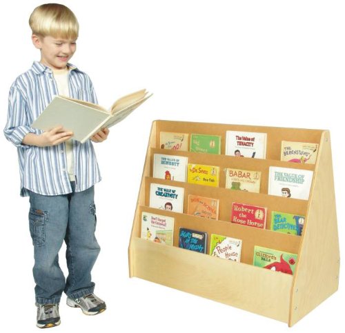 Amazon.com: Childs Play Wood Two Sided Book Display with Casters, 36 ...