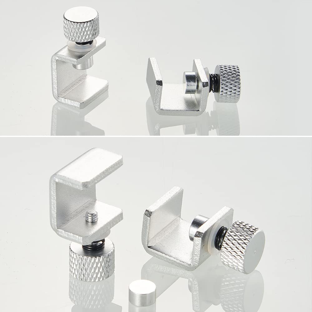 Snapklik.com : 4Pcs 3D Printer Bed Clips Silver, Glass Bed Clips ...