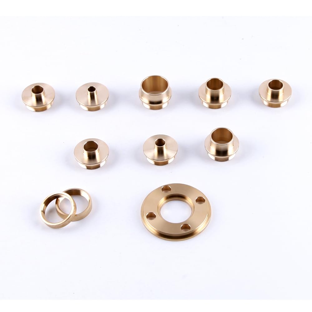 11pcs Brass Router Guide Bush Bushing Set Imperial Size High Precision ...