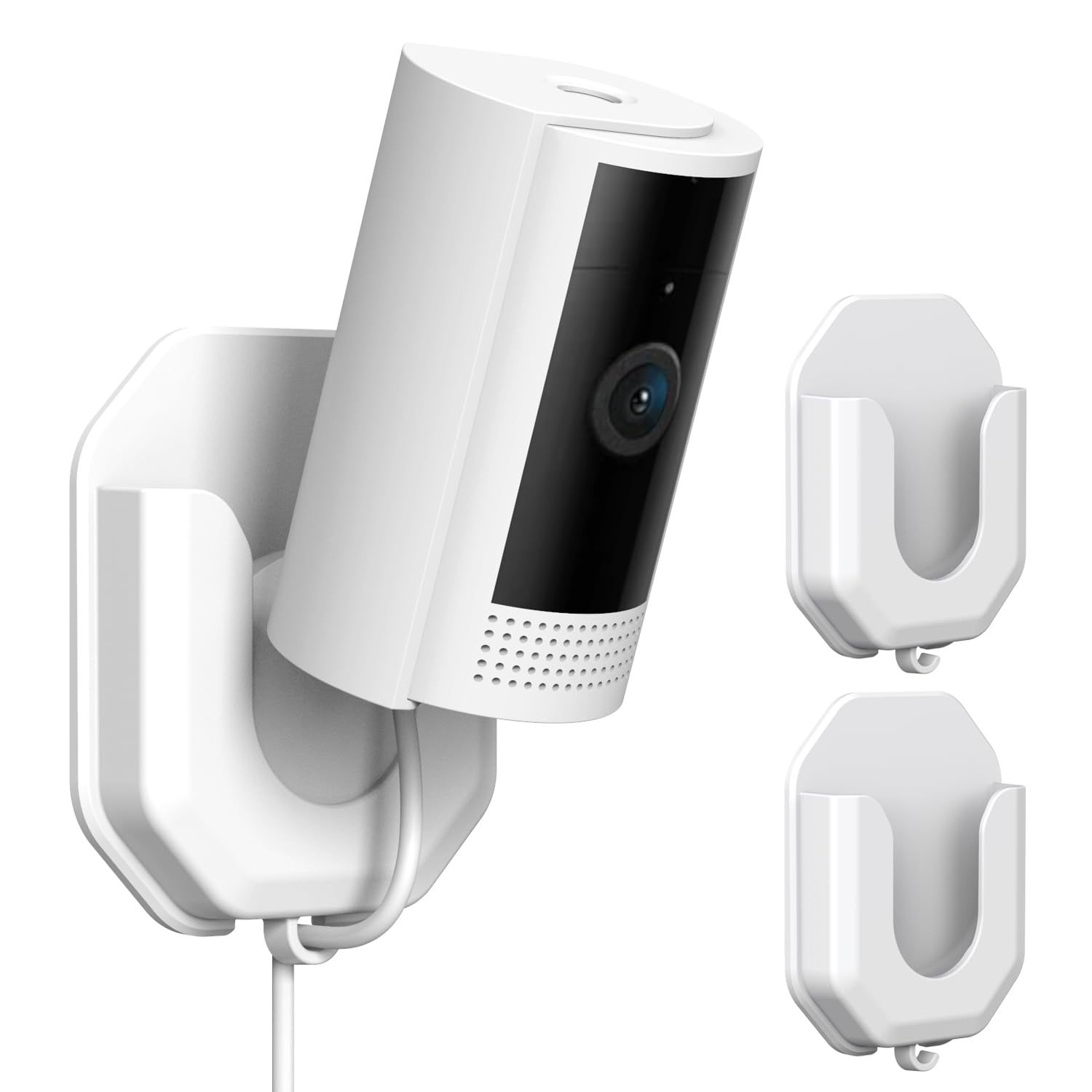 Amazon.com : No Drill Ring Indoor Cam Adhesive Wall Mount Bracket ...