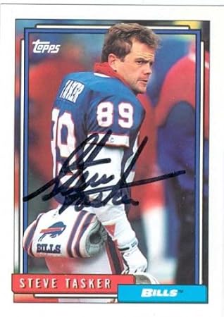 Steve Tasker autographed Football Card (Buffalo Bills) 1992 Topps #370 ...