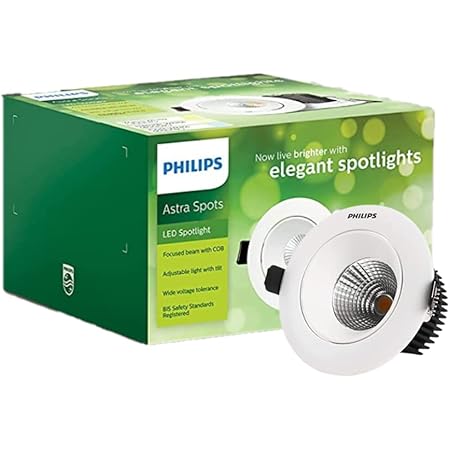 Buy PHILIPS 7W LED Warm White Ceiling Light, Pack of 1, (919215850655 ...