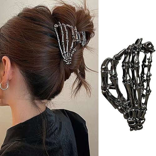 Amazon.com : ZITIANY Skull Hair Pin Stick Slide with Faux Bone, Retro ...