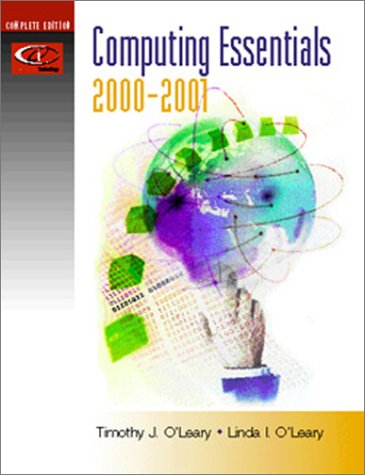 Computing Essentials: 2000/2001: 9780072437010: Computer Science Books ...