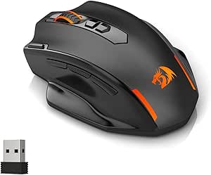 REDRAGON M691 MIST Wireless Gaming Mouse - 4,800 DPI Optical Sensor ...