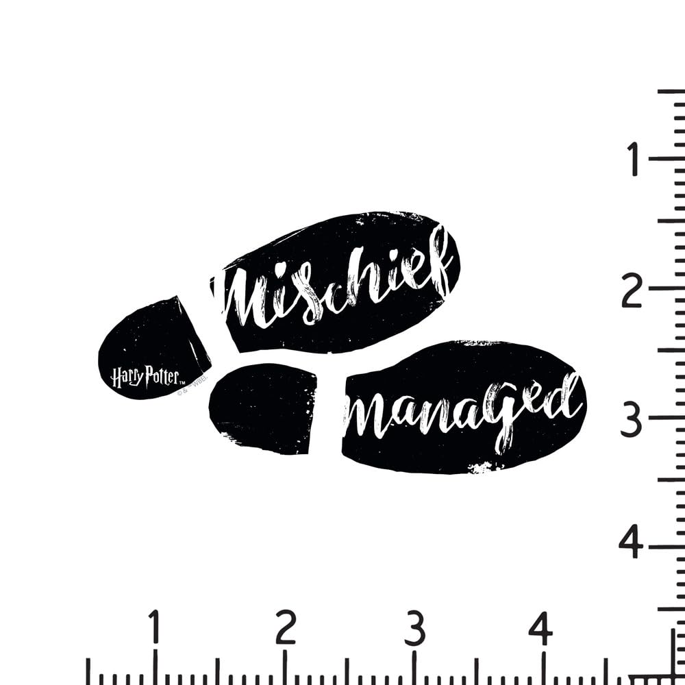 Mischief Managed Footprints Mischief Managed Fabric, Wallpaper And