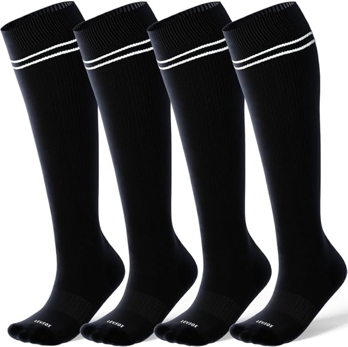 Amazon.com: LEVSOX Viscose Made from Bamboo Compression Socks for ...