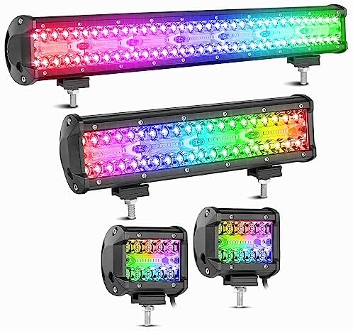 Amazon.com: SWATOW INDUSTRIES 20 Inch Color Chasing Light Bars ...