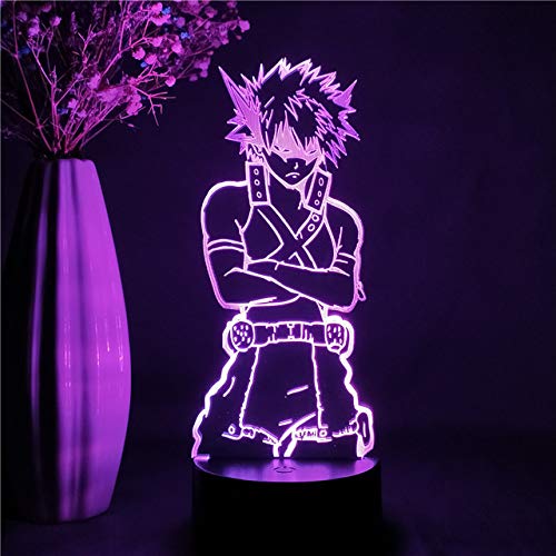 BQQB Anime Lamp Night Light Illusion Light My Hero Academia - Want It All