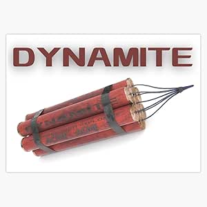 Amazon.com - Dynamite 2 Window Bumper Sticker Decal 5"