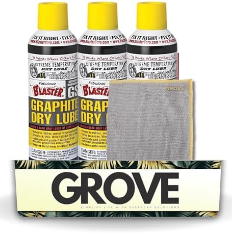 Amazon.com: Blaster Graphite Dry Lubricant Spray 5.5 oz Bundle with ...