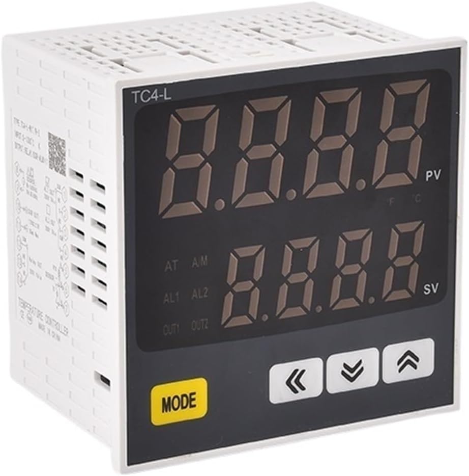 TC4 Series Intelligent Digital Display Temperature Controller Universal Input Double Output AC85 ...
