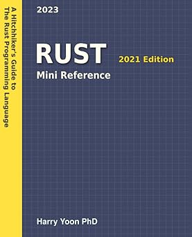 Amazon.com: Rust Mini Reference: A Quick Guide to the Rust Programming Language for Busy Coders ...