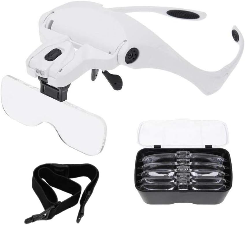 Amazon.co.jp: Bijia Glasses Magnifier Upgraded Version USB Rechargeable ...